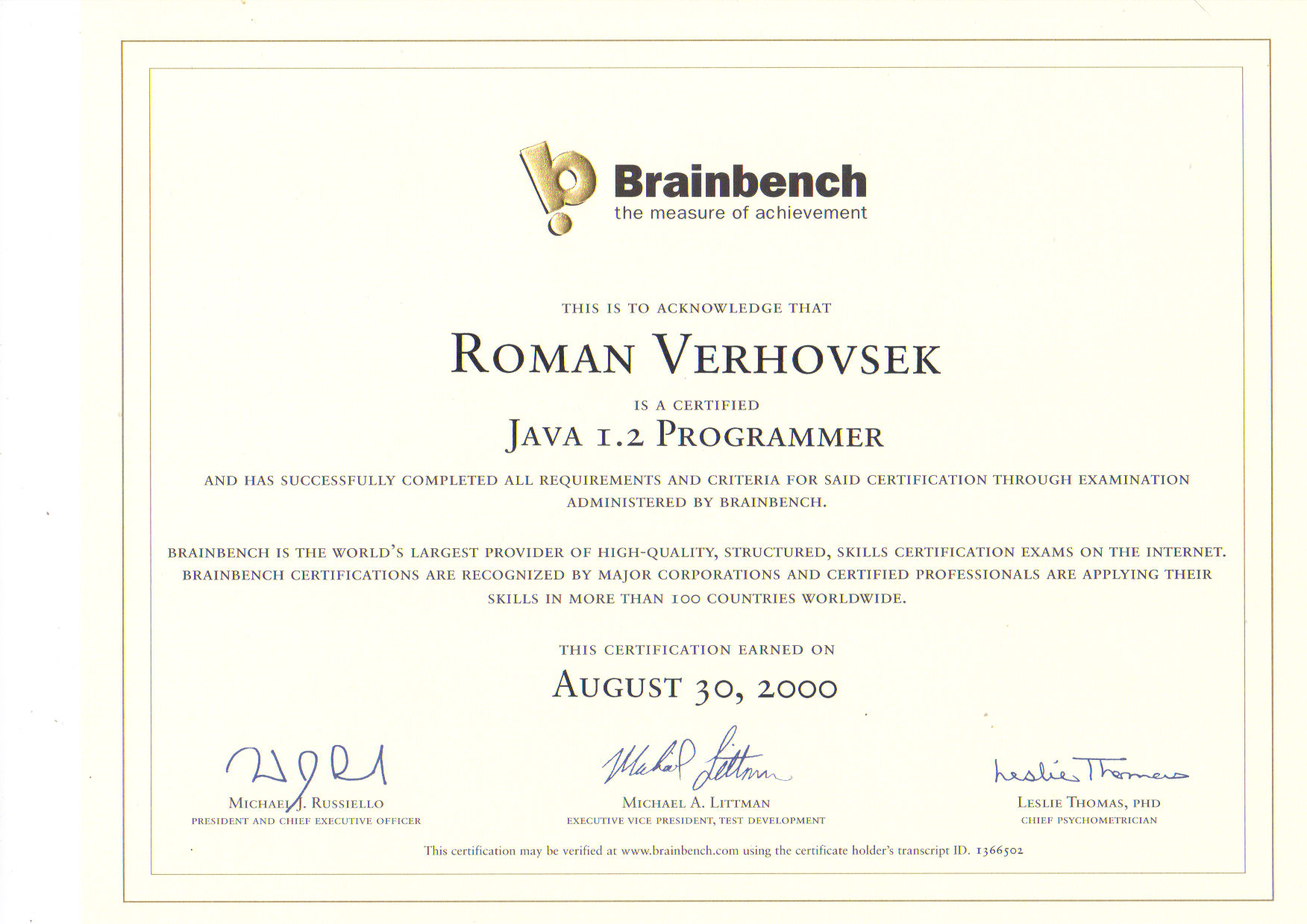 Training - Roman Verhovšek